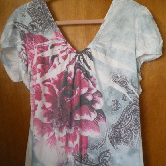 torrid | Tops | Torrid Multi Colored Graphic Print Top Rare | Poshmark